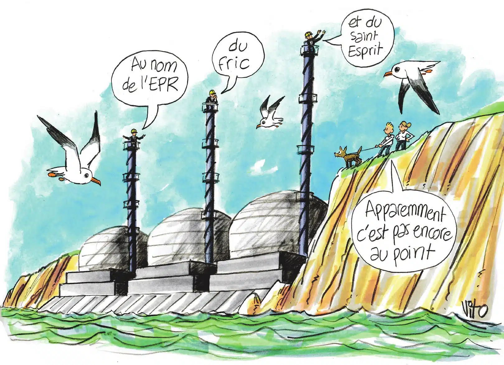 Flamanville : des problèmes en cascade pour un EPR au ralenti